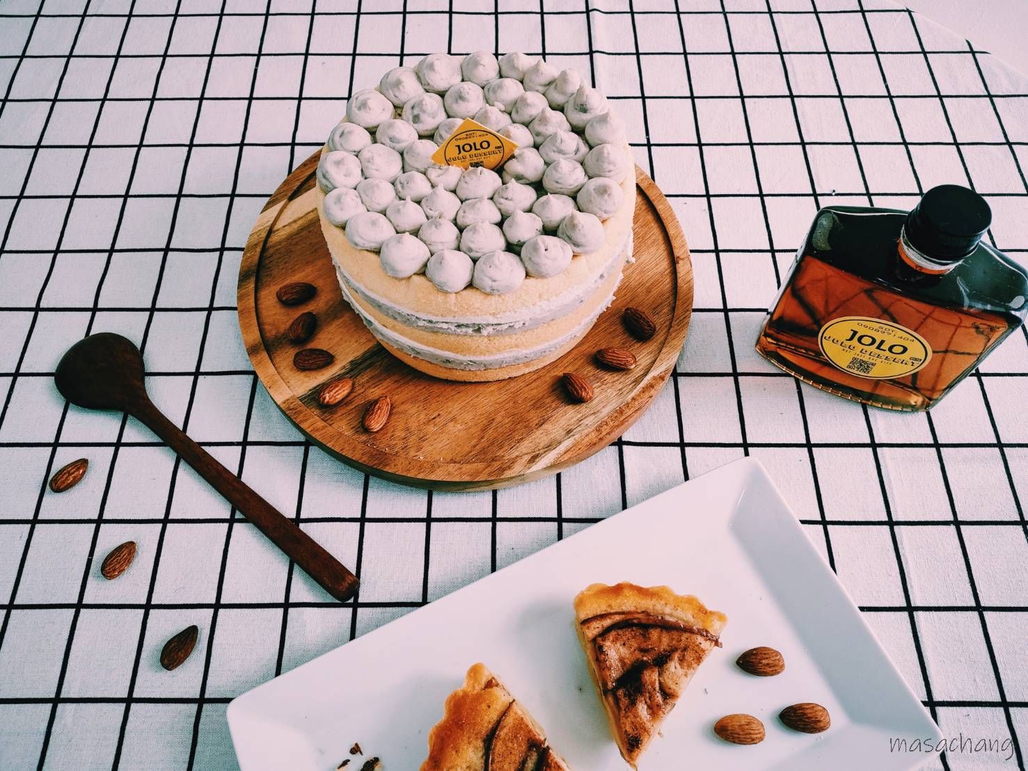 越南平陽法式甜點烘焙坊Jolo Dessert手工訂製甜點結合經典台灣濃芋奶油蛋糕 - 女孩瑪莎派越南